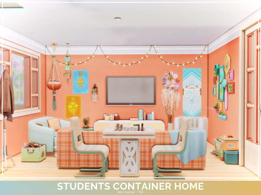The Sims Resource - Second Life Collab - Students Container Home