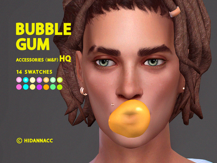 The Sims Resource | Realistic Bubblegum (Accessories) - M&F HQ