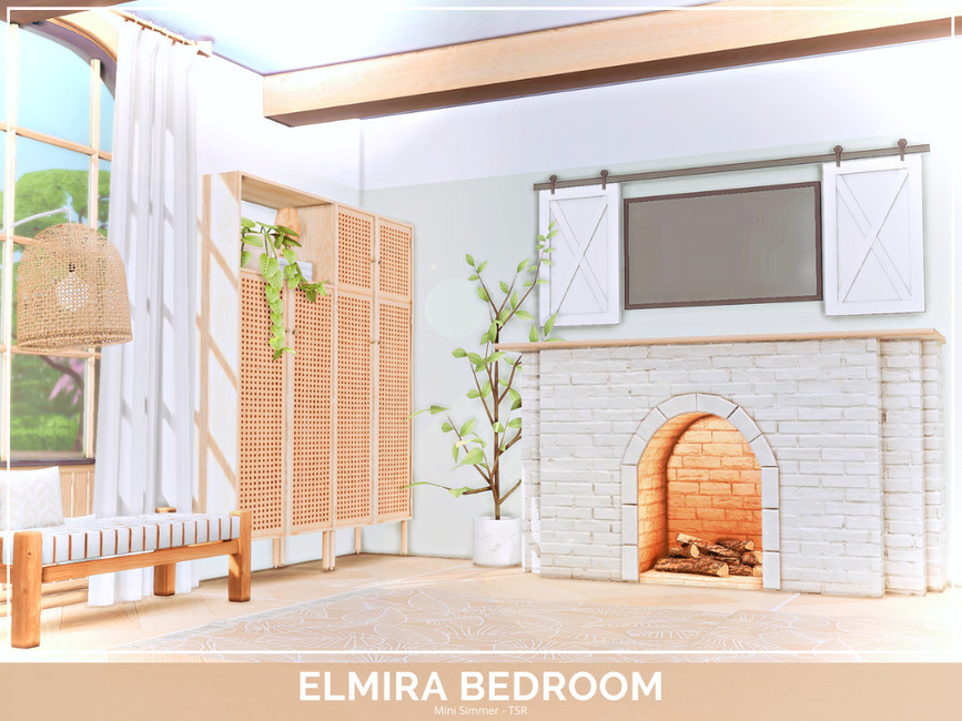 The Sims Resource - Elmira Bedroom - TSR only CC