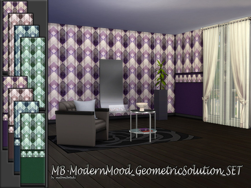 The Sims Resource - Modern Mood Geometric Solution