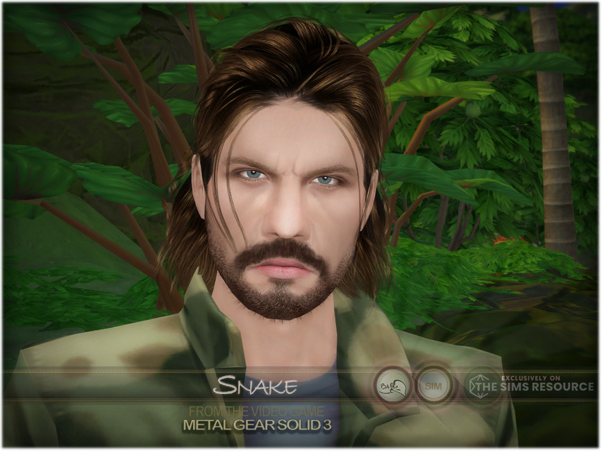 The Sims Resource - SIM Naked Snake (inspiration)