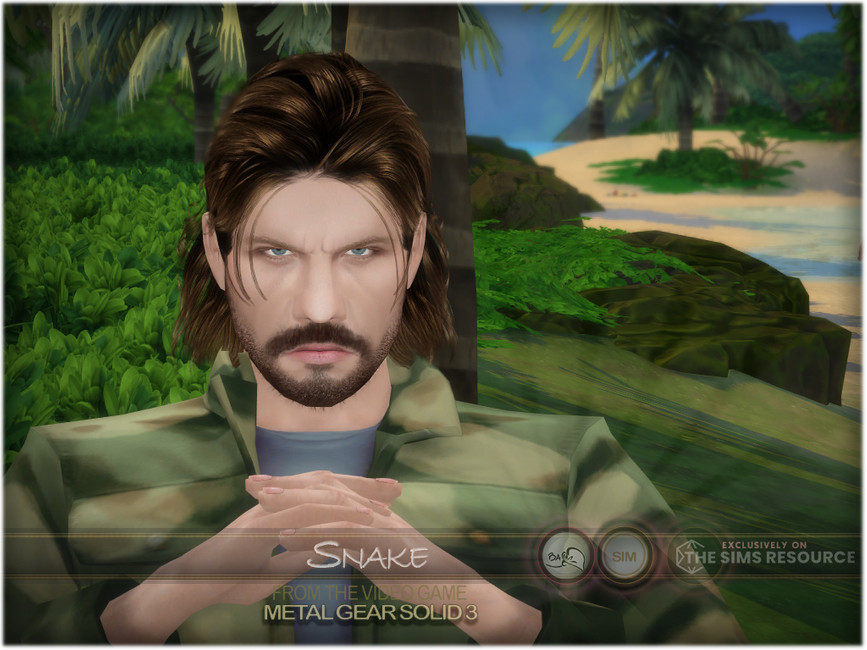 The Sims Resource - SIM Naked Snake (inspiration)
