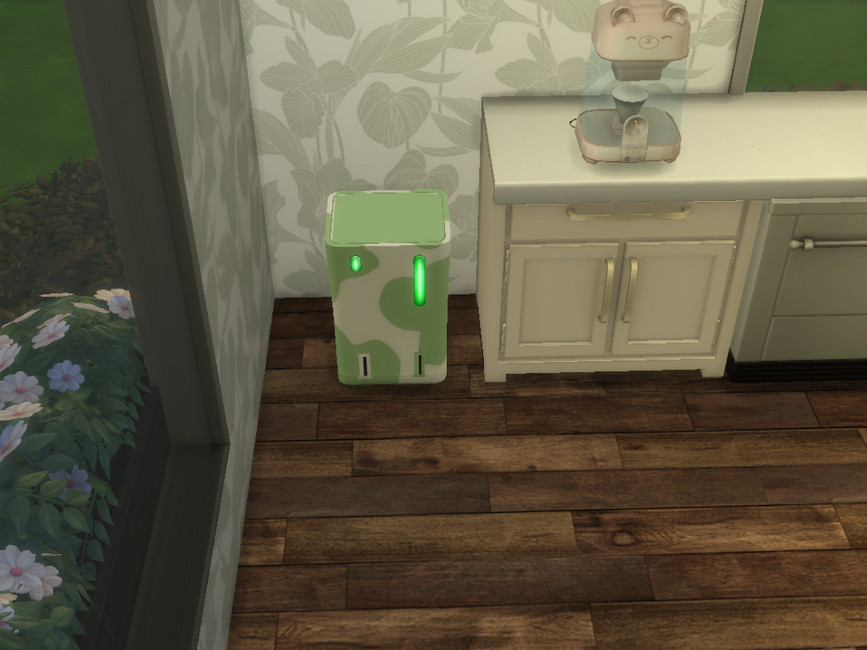 The Sims Resource - Cow Series Nano Trash Can
