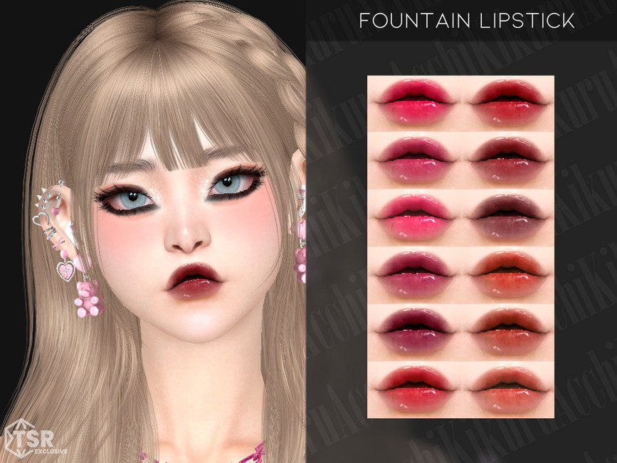 The Sims Resource - Fountain Lipstick
