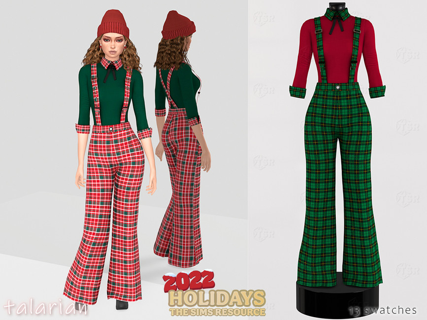 The Sims Resource - Mackenzie Christmas outfit