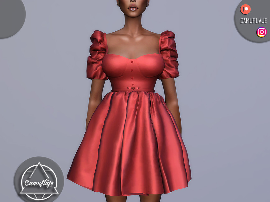 The Sims Resource - NEW YEAR OUTFIT 212 - Dress