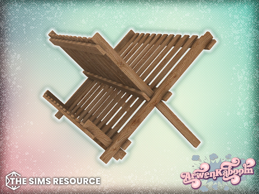 The Sims Resource - Arran - Dish Rack (No Dishes)