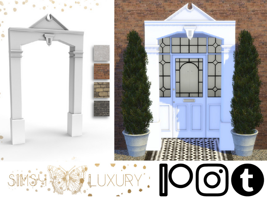 The Sims Resource - The British Collection ~ Front Arch