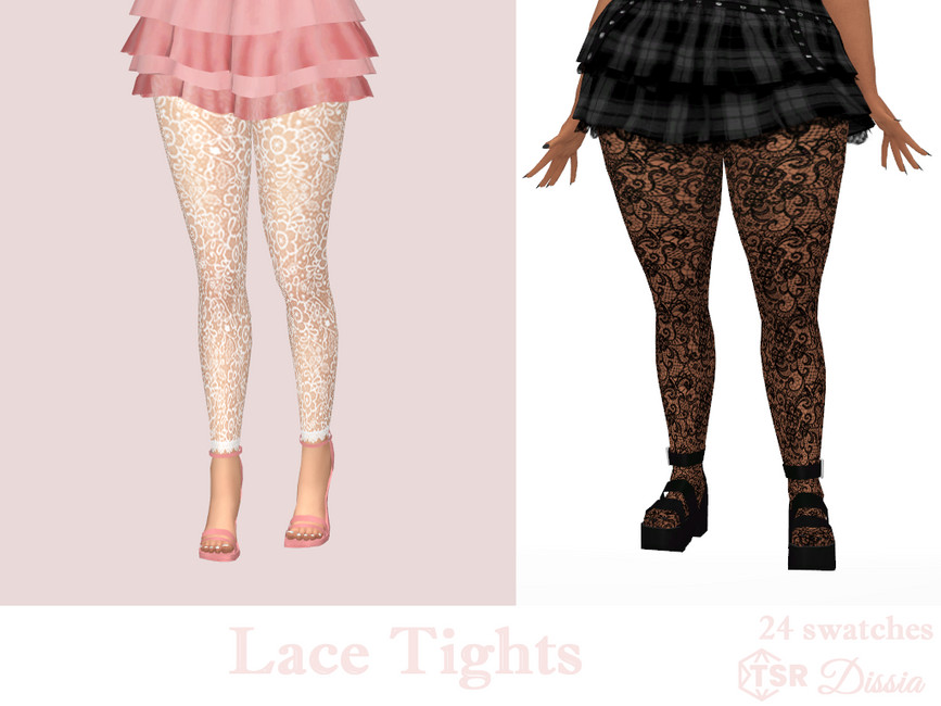 The Sims Resource - Lace Tights