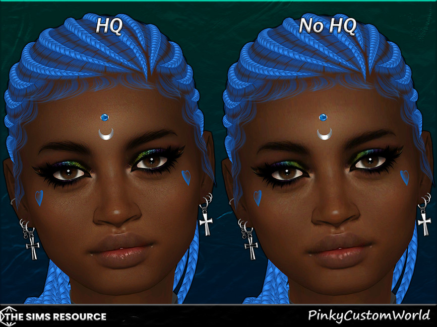 The Sims Resource - Face Tattoo N2 - Aryan V1 (Set)