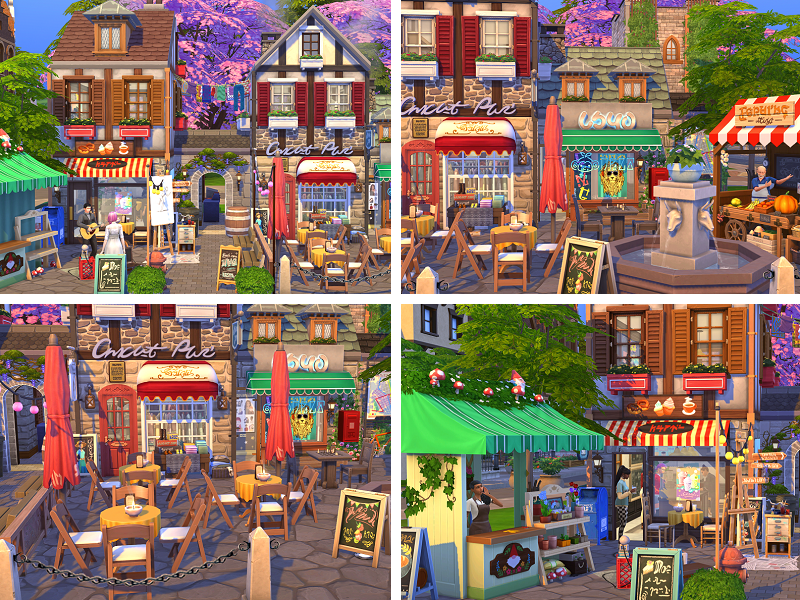 The Sims Resource | Britechester Town Square - no CC