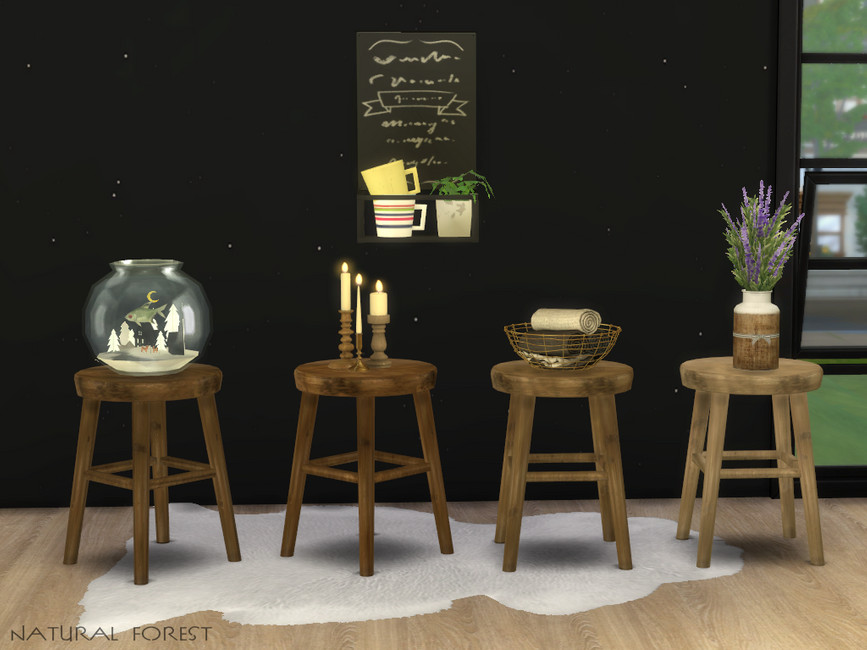 The Sims Resource - Old wooden stool_001 (stool or table)