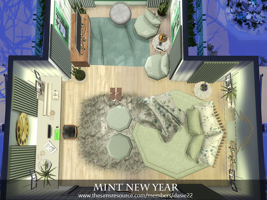The Sims Resource - Mint New Year