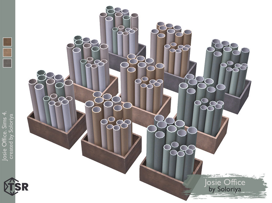 The Sims Resource - Josie Office. Papers, v2