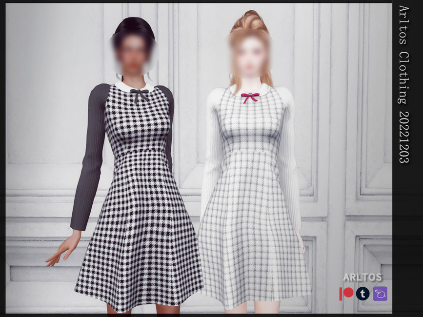 The Sims Resource - Peter Pan dress / 20221203