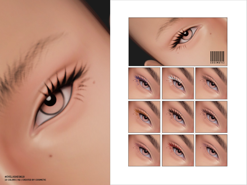 The Sims Resource - Eyelashes| N10