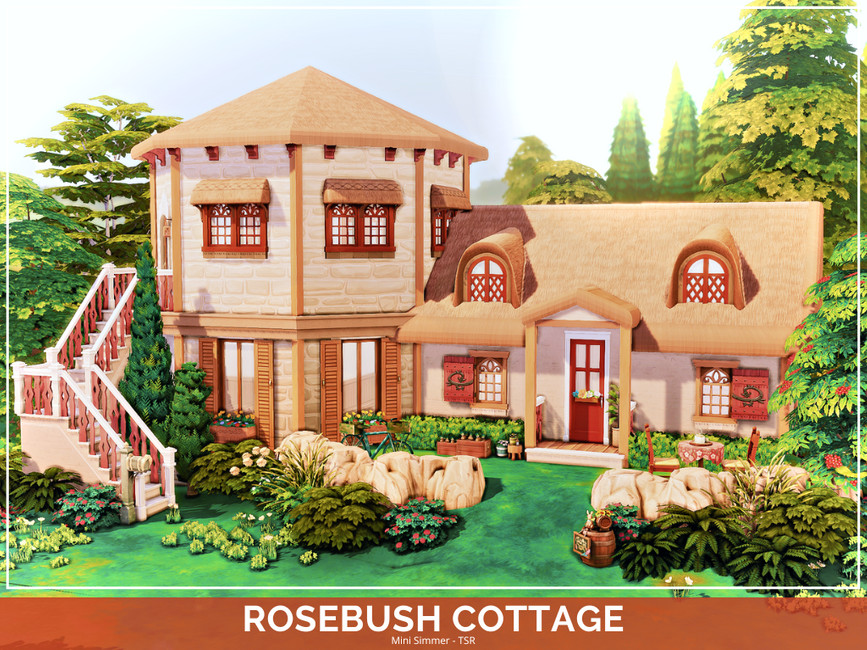 The Sims Resource - Rosebush Cottage - Shell