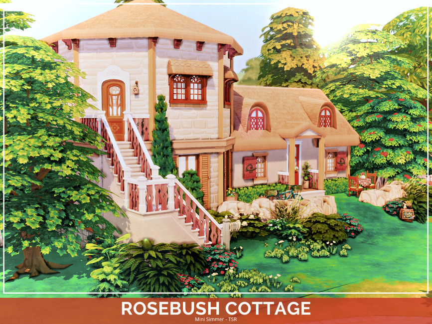 The Sims Resource - Rosebush Cottage - Shell