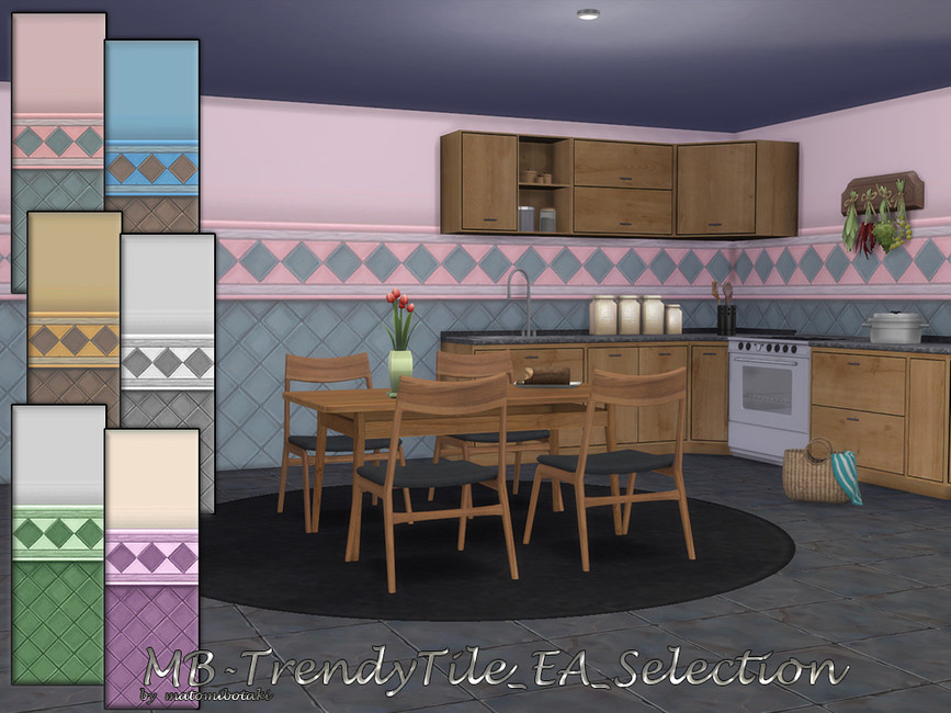 The Sims Resource - MB-TrendyTile_EA_Selection