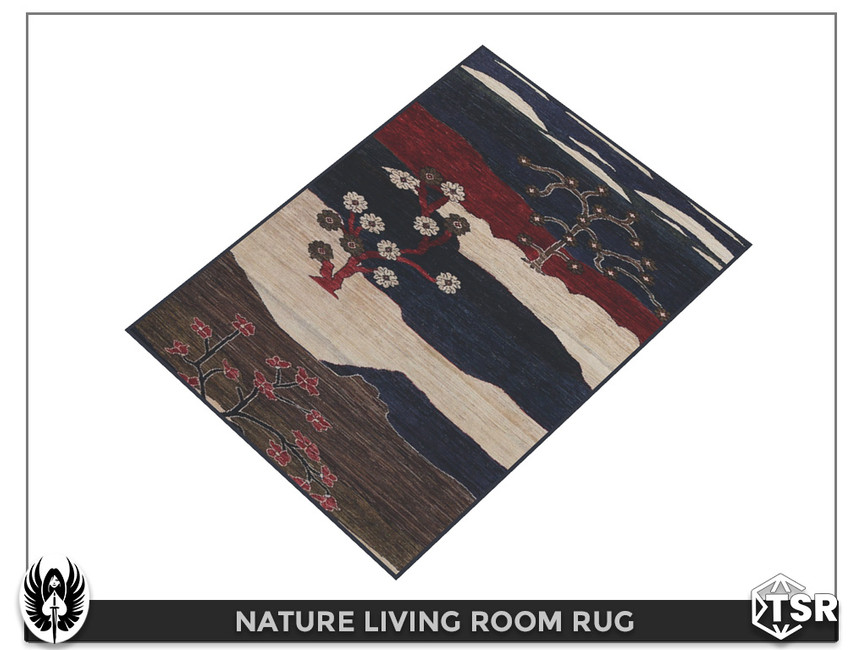 The Sims Resource - Nature Living Room Rug