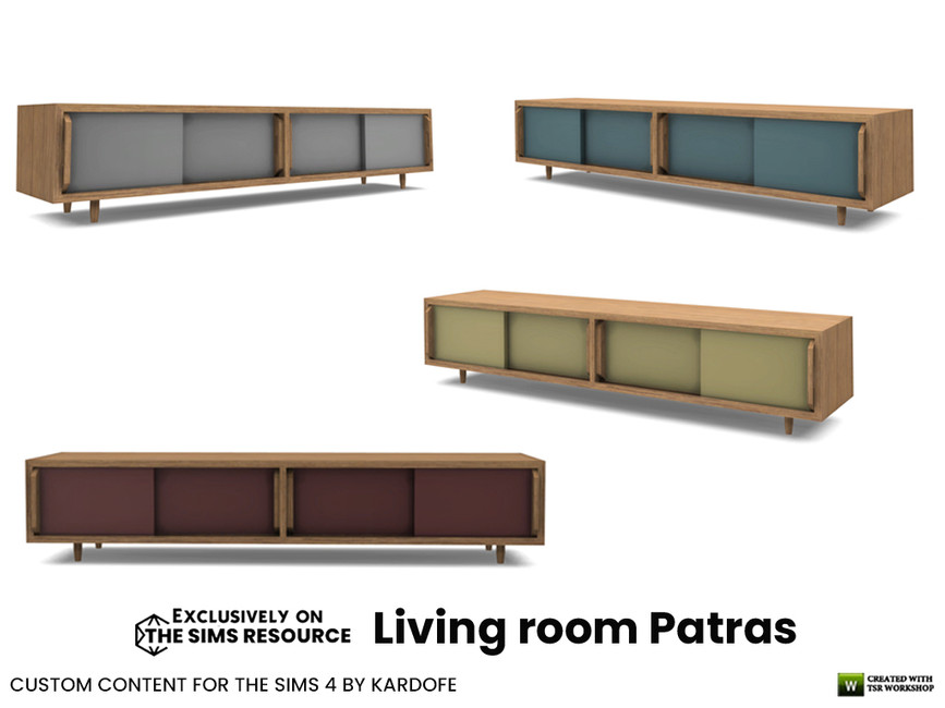 The Sims Resource - Living room Patras Sideboard