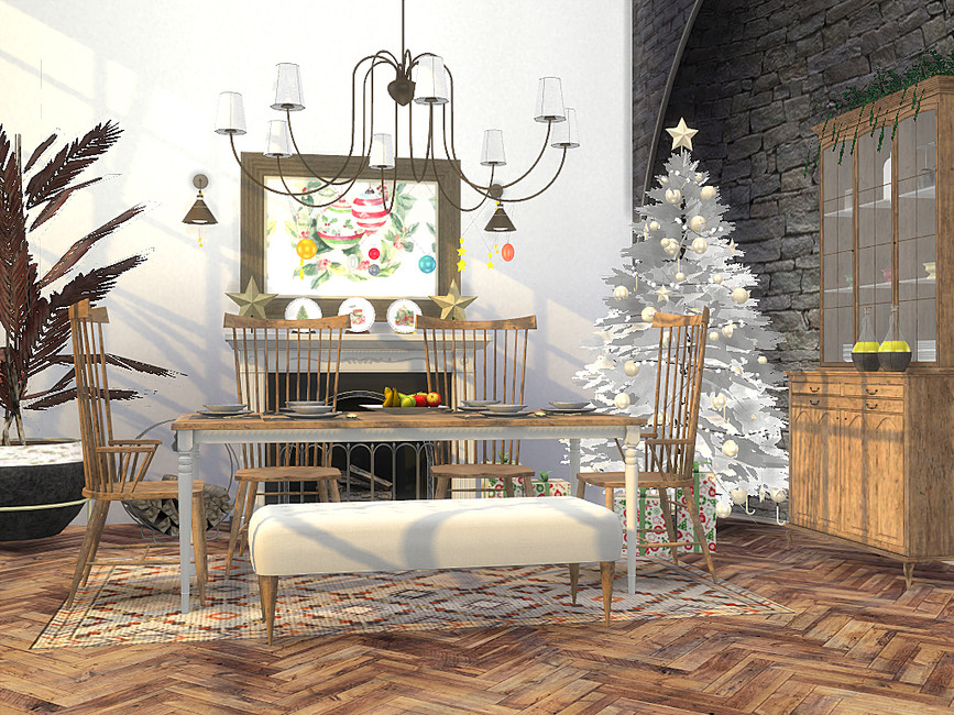 The Sims Resource - TSR Christmas 2022 | Alegria Dining Room