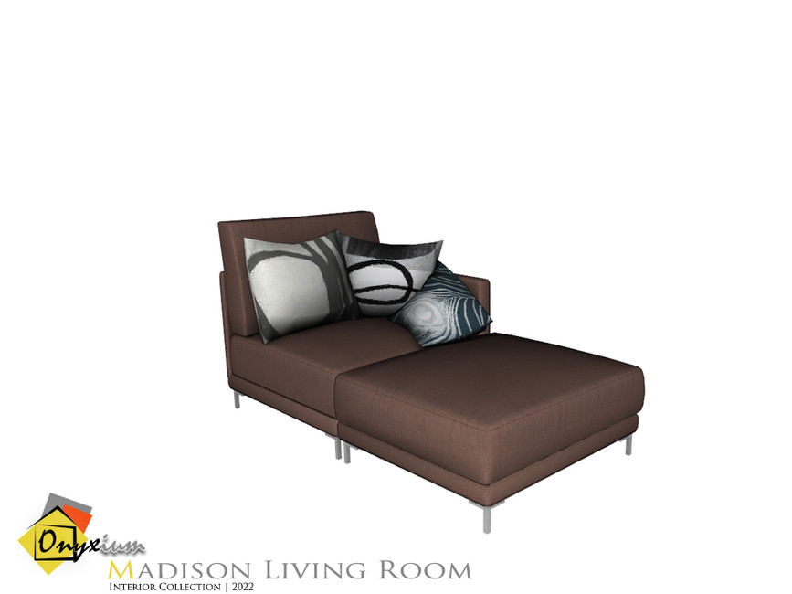 The Sims Resource - Madison Modular Sofa Double