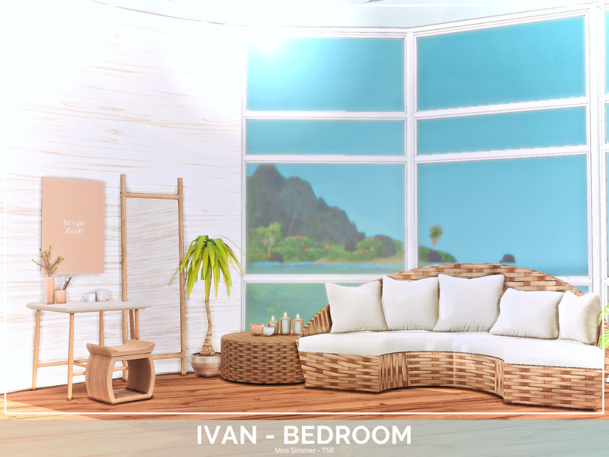 The Sims Resource - Ivan Bedroom - TSR Only CC