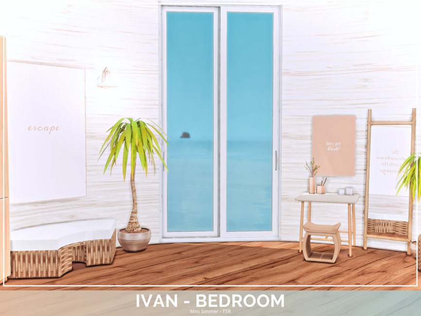 The Sims Resource - Ivan Bedroom - TSR Only CC