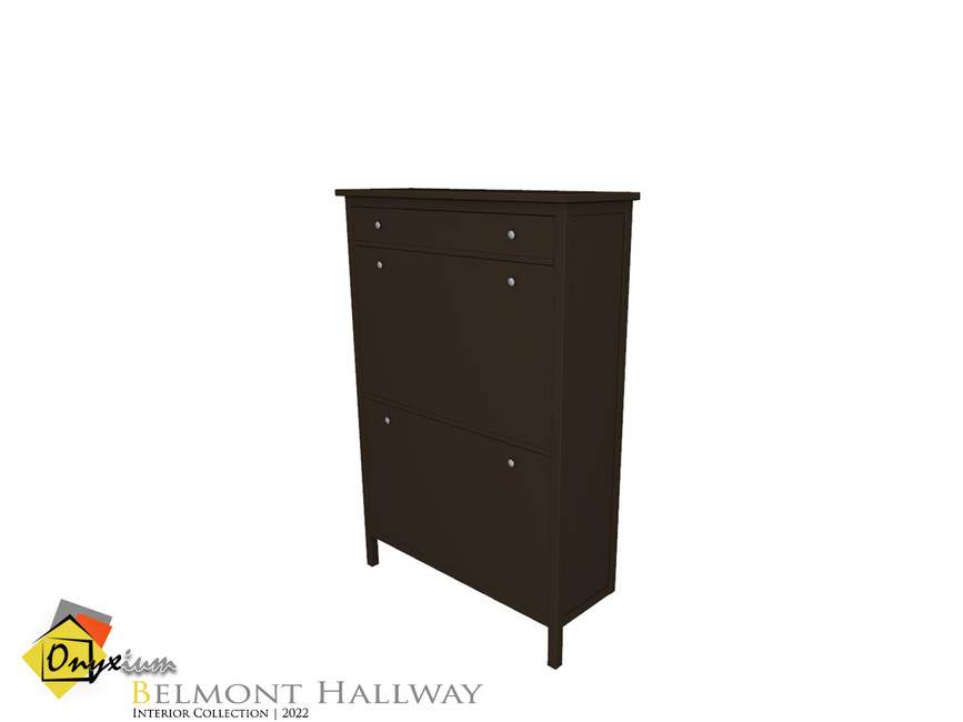 The Sims Resource - Belmont Shoe Cabinet With Two Compartments