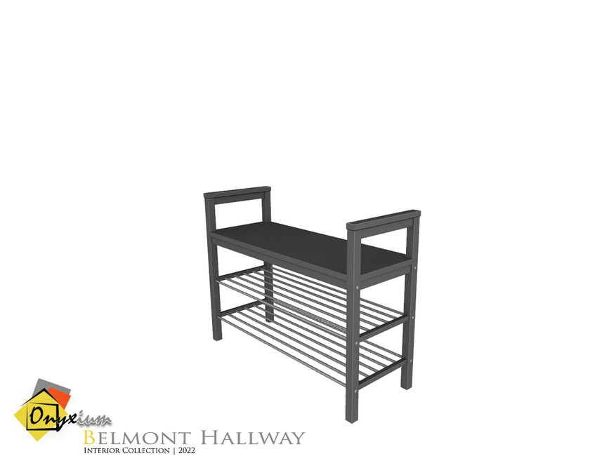 The Sims Resource - Belmont Bench With Shoe Storage