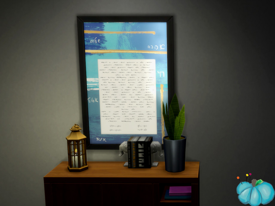 The Sims Resource | Ketubah: Jewish Marriage Contract