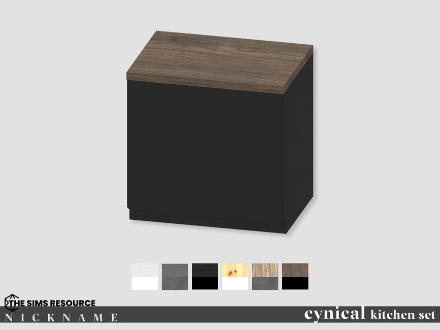 The Sims Resource - cynical kitchen set_counter