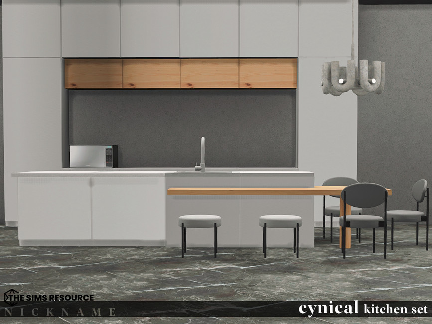 The Sims Resource - cynical kitchen set