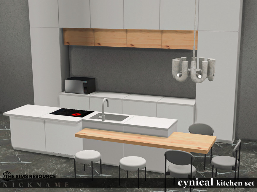The Sims Resource - cynical kitchen set