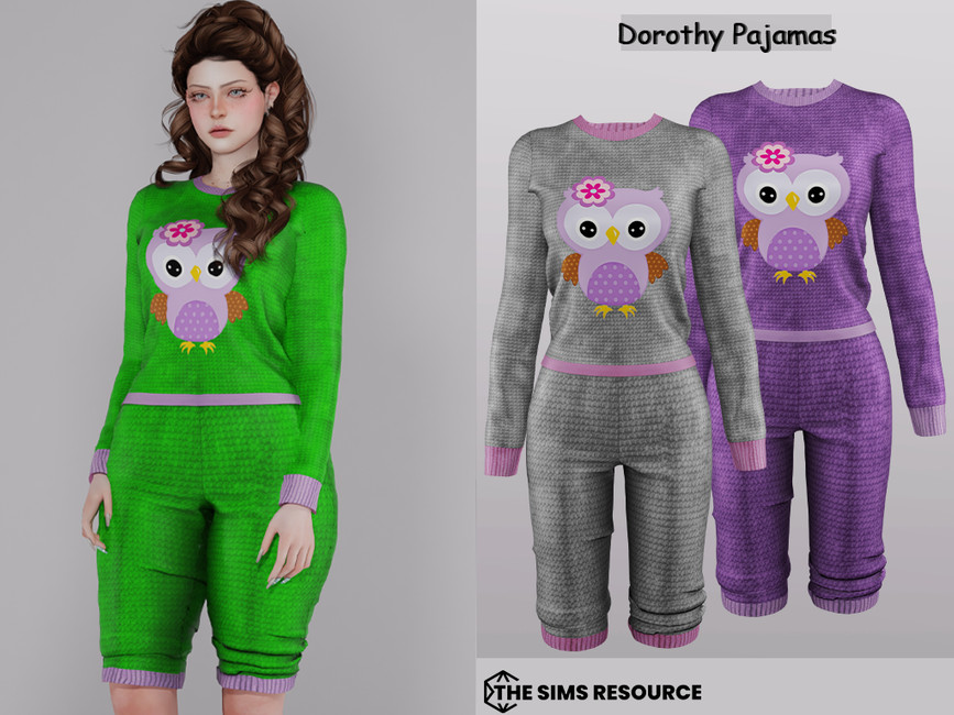 The Sims Resource - Doroty Pajamas