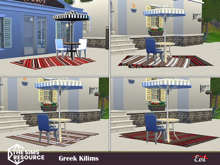 The Sims Resource - Folded `Greek kilims