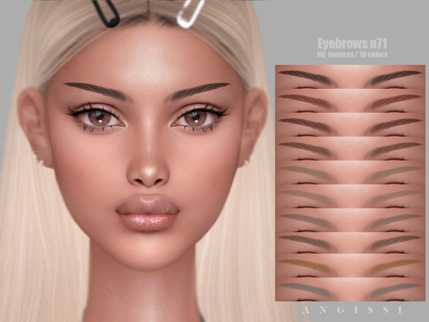 The Sims Resource - Eyebrows n71