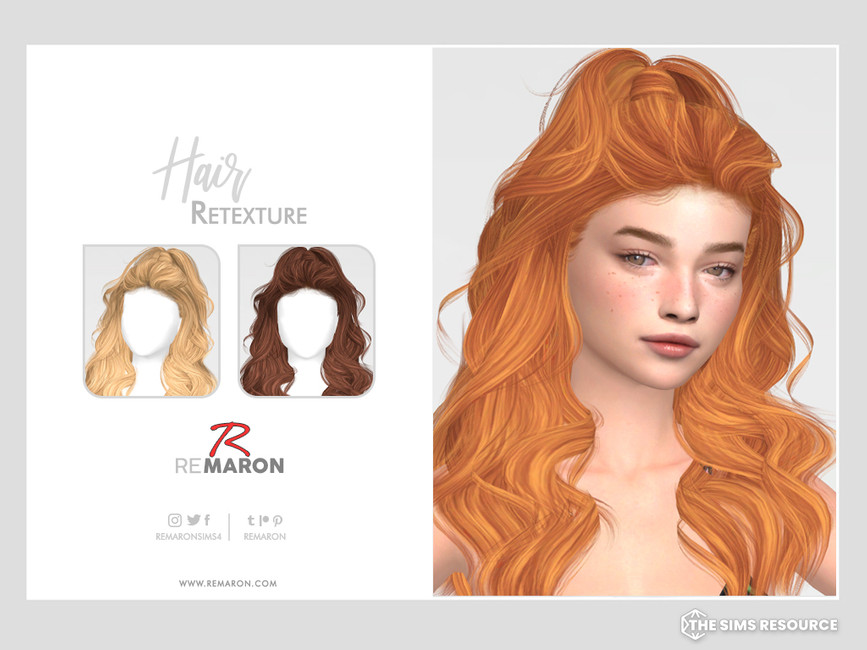 The Sims Resource - ER0729 Hair Retexture Mesh Needed