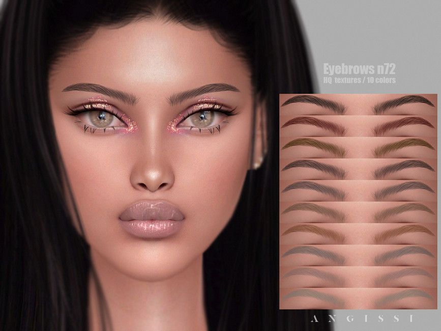 The Sims Resource - Eyebrows n72