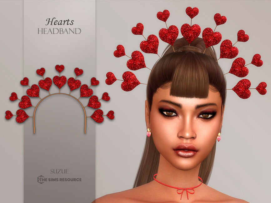 The Sims Resource - Hearts Headband