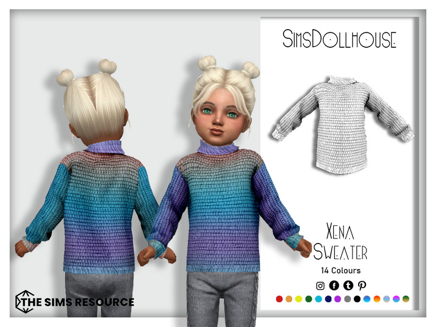 The Sims Resource - Xena Sweater