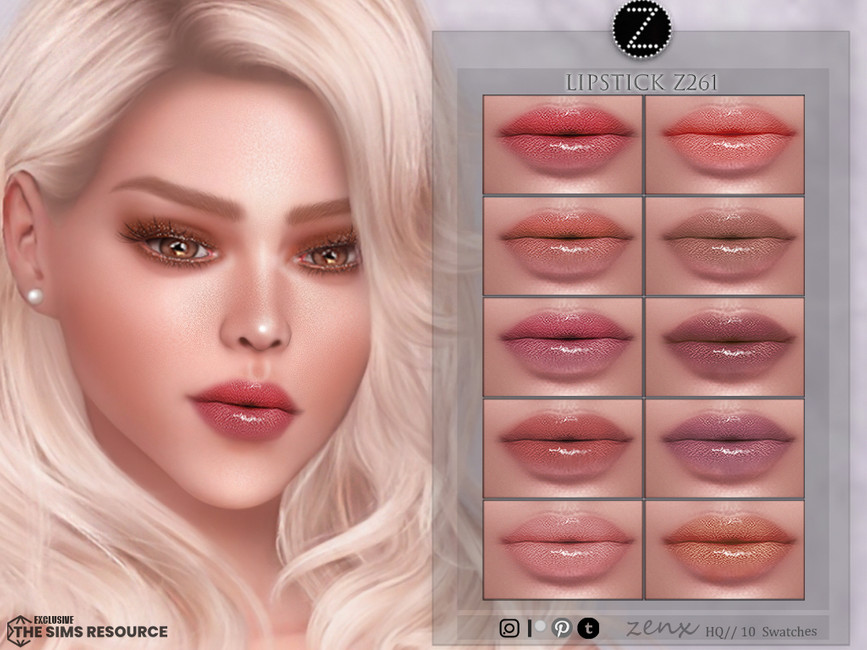 The Sims Resource - LIPSTICK Z261