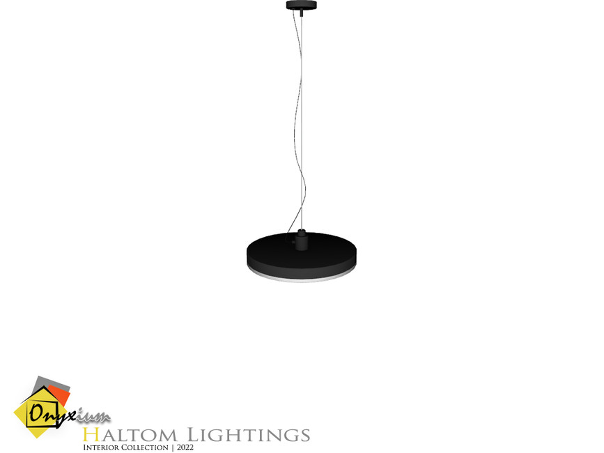 The Sims Resource - Haltom Ceiling Lamp With Separate Pendant Cable Medium