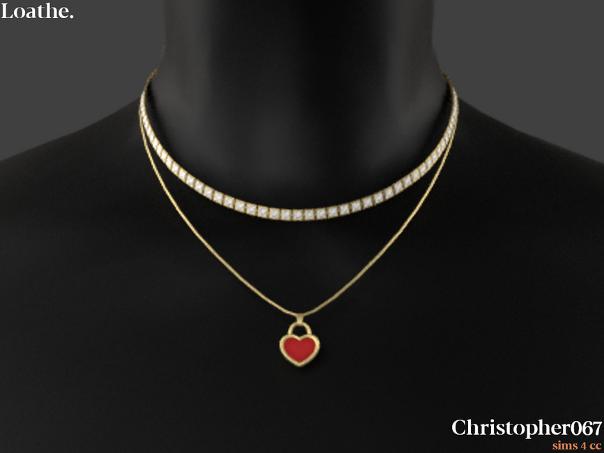 The Sims Resource - Loathe Necklace
