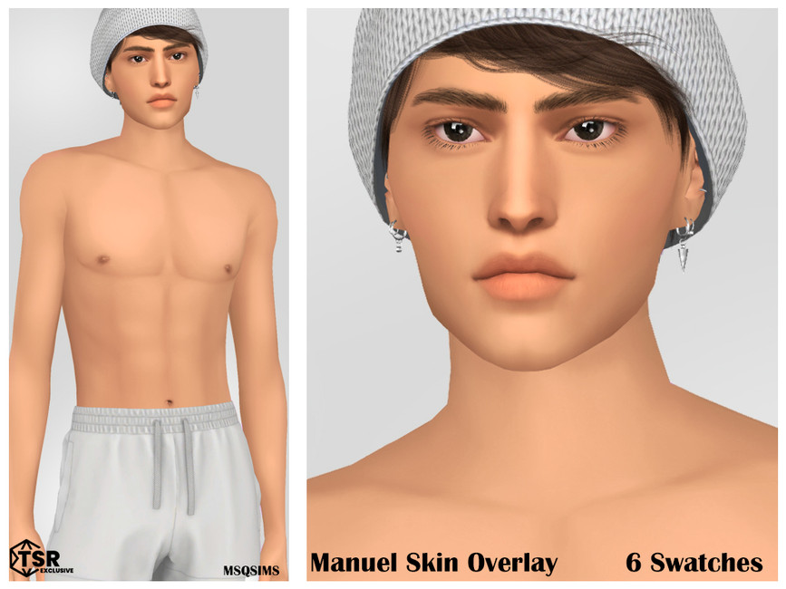 The Sims Resource - Manuel Skin Overlay