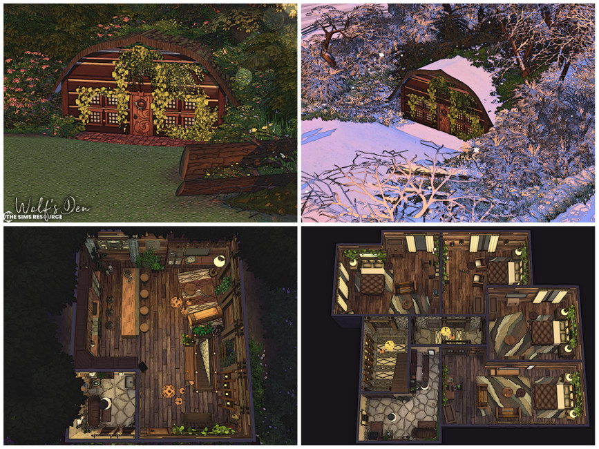 The Sims Resource - Wolf's Den | noCC