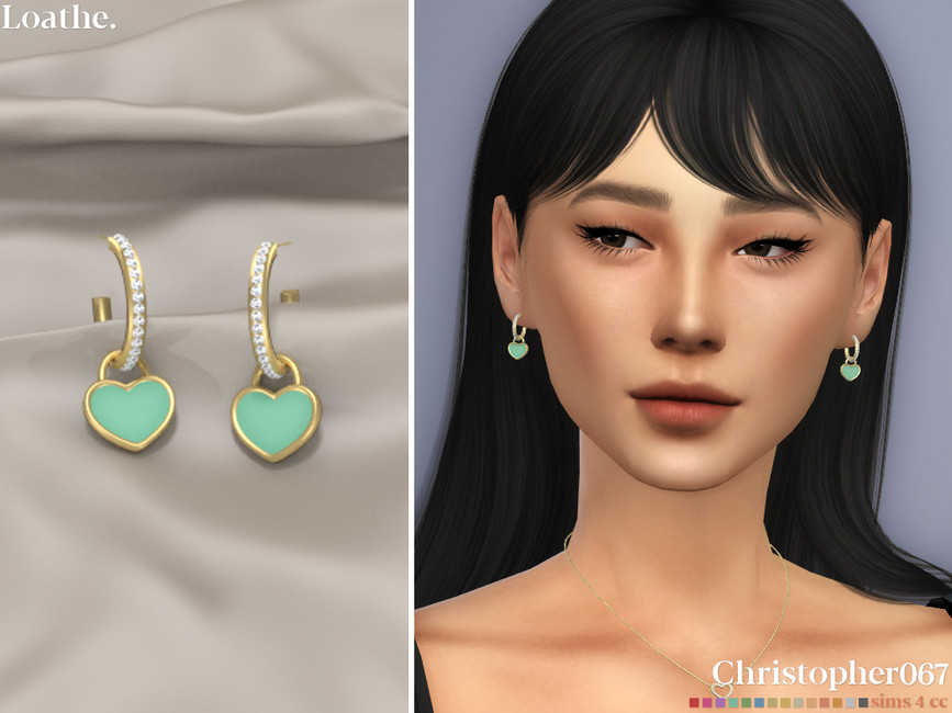 The Sims Resource - Loathe Earrings
