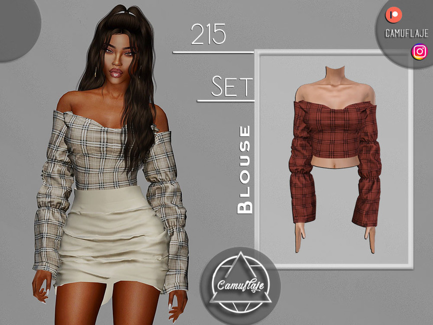 The Sims Resource - SET 215 - Blouse