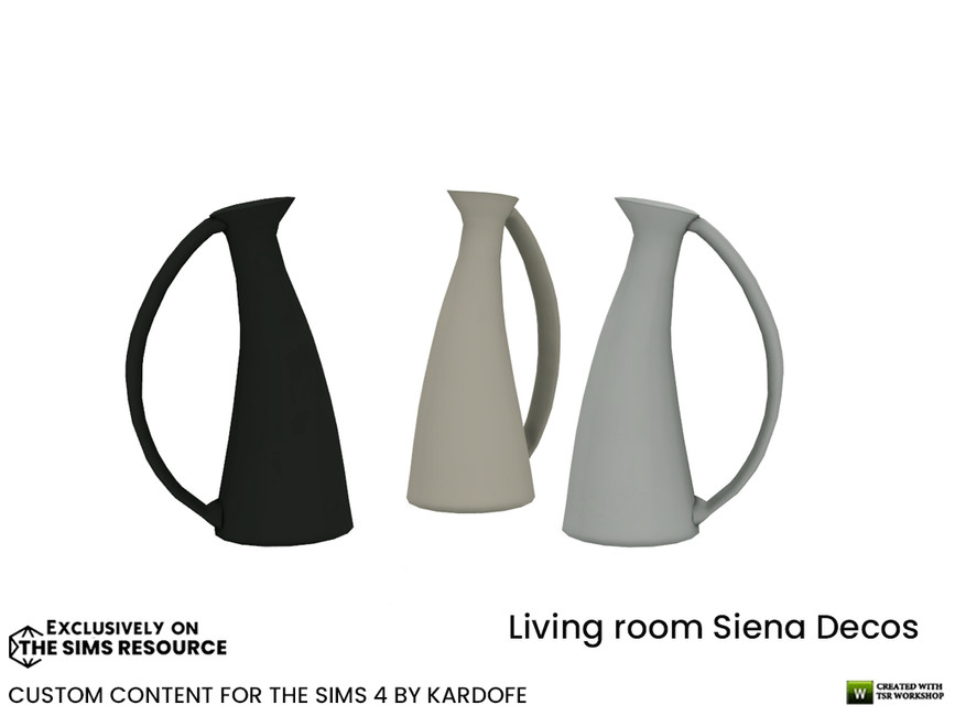 The Sims Resource - kardofe_Living room Siena_Pitcher